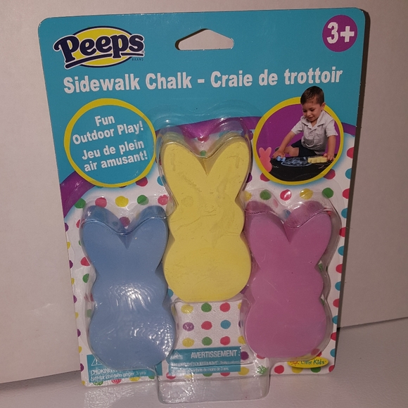 Peeps | Other | Kids Jumbo Bunny Peeps Sidewalk Chalk 3 Pc Pack | Poshmark